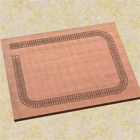 Cribbage Board Table Etsy
