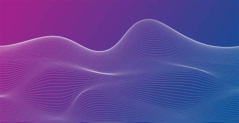 五顏六色的科技波浪網格與線條抽象的3d橫向背景向量圖向量圖形及更多下載圖片 下載 二進制碼 低面數建模 Istock