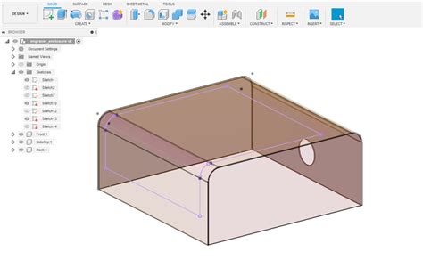 How To Sketchextrude Across Multiple Faces Rfusion360