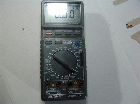 Multimetr Voltcraftmetex M 3650d Aukro