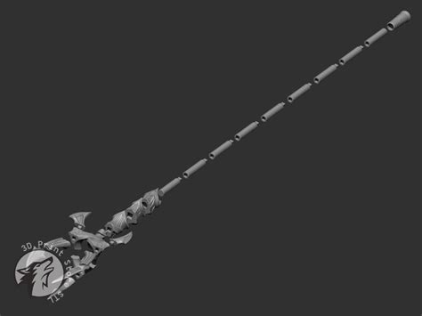 Phoenix Force Namor Trident From MCU Fan Art 3D Model 3D Printable