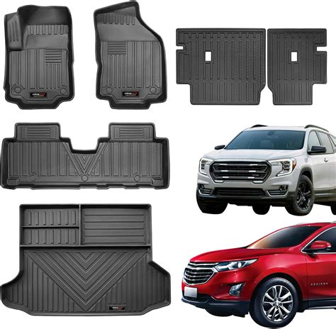 Custom For 2018 2024 Chevy Equinox Gmc Terrain Floor Mats Cargo Trunk