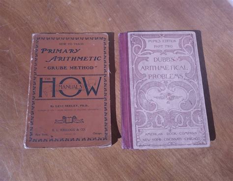 Late 19th Century Arithmetic Books Dubbs Arithmetical Problems And How To Teach Primary