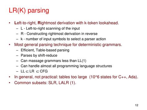 PPT Bottom Up Parsing PowerPoint Presentation Free Download ID