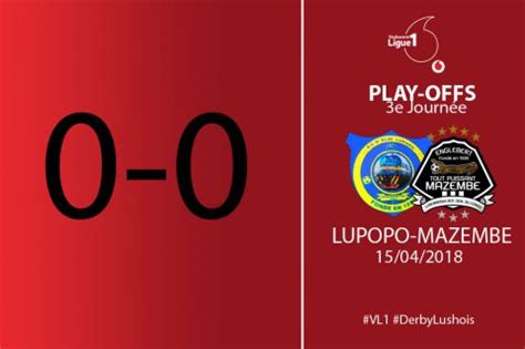 Score Final FC Lupopo TP Mazembe