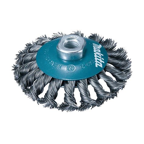 Escova De Aço Tipo Cônica Fio Trançado 100mm M14 Makita D 55407 Corebral