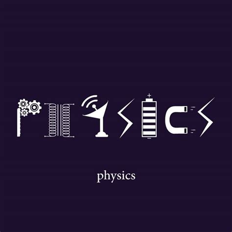 Physics Typography Logo Design