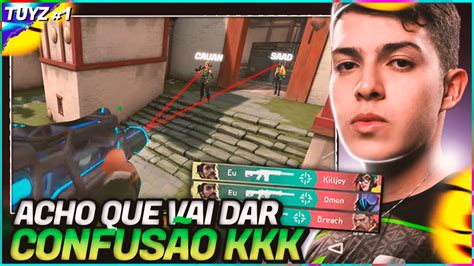 TUYZ STOMPANDO O SAAD E CAUANZIN CRISE NA LOUD YouTube