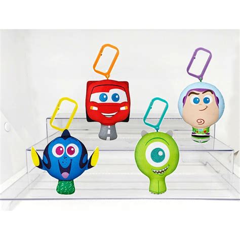 Chaveiros De Pelúcia Pixar Dory Buzz Mcqueen E Mike Wazowski Mcdonalds