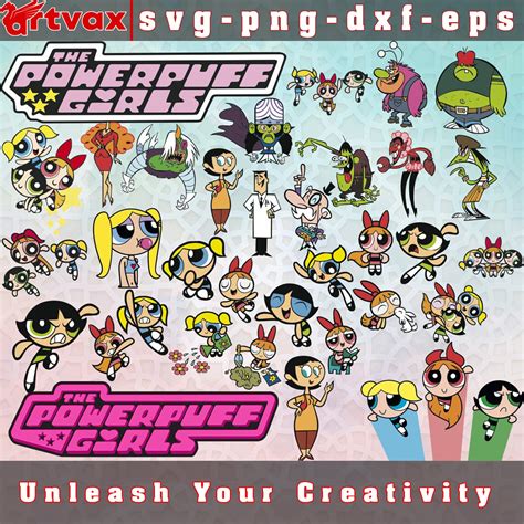 The Powerpuff Girls Svg Bundle Unleash Your Inner Hero With Blossom