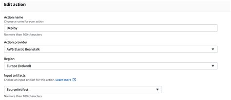 Amazon Web Services Where Is The Actiontype For Aws Elastic Beanstalk