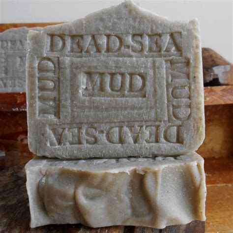 All Natural Dead Sea Mud Soap Bar Handcrafted Handmade Black Mineral