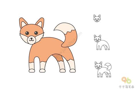 小花猫简笔画 小花猫简笔画彩色 苗苗知道