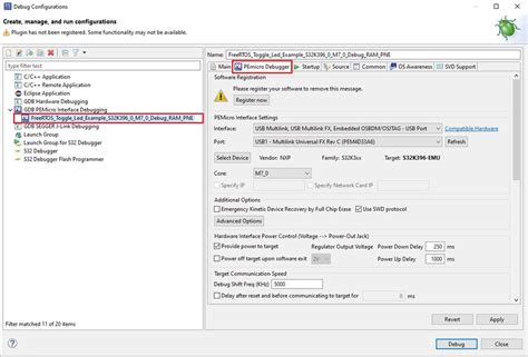 Howto Use Freertos Os Awareness With S32debugger And Pemicro Nxp