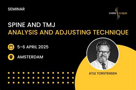 Spine And TMJ Analysis And Adjusting Technique 5 6 April 2025 Amsterdam