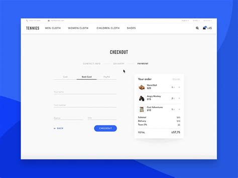 Checkout UI Animation For Sketch Together
