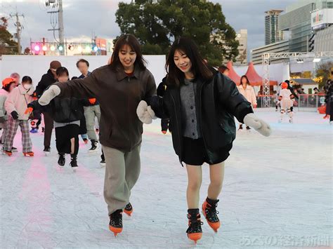 天王寺公園てんしばでスケートリンク「てんスケ」 初日は盛況 あべの経済新聞
