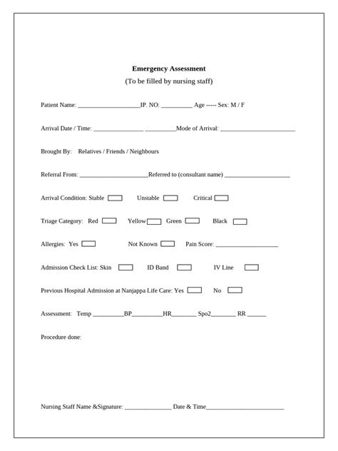 Emergency Assessment Nurses Pdf