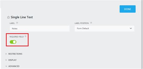 wordpress how to make the ninja form fields required on clicking a