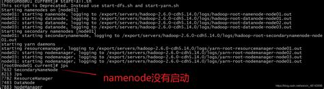 Namenode宕机导致数据丢失，hdfs启动namenode失败，secondarynamenode冷备份hdfs Namenode闪退