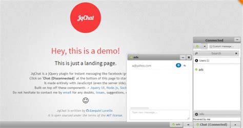 Best Jquery Chat Plugins For Developers Onaircode