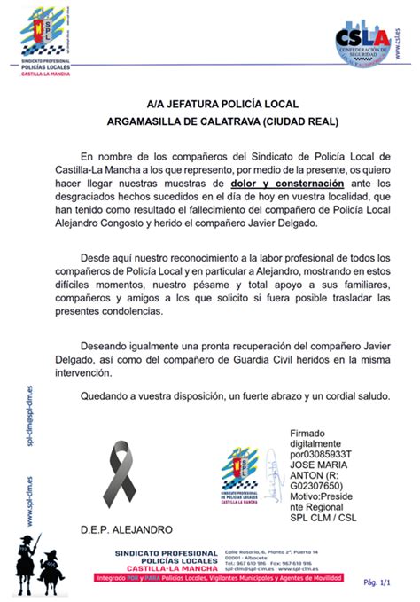 ConsternaciÓn Y Dolor En Los Componentes De Los Cuerpos De Policía