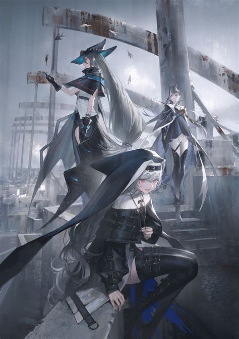 Skadi Specter And Gladiia Arknights Drawn By Reoen Danbooru