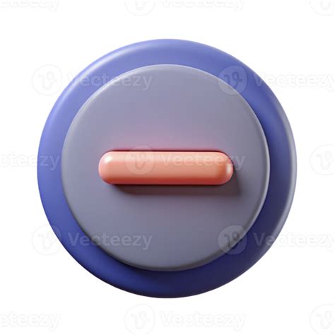 Standout Retro Minus Sign Pictogram Geometric Single Weight Stroke Flat Color Minimal With