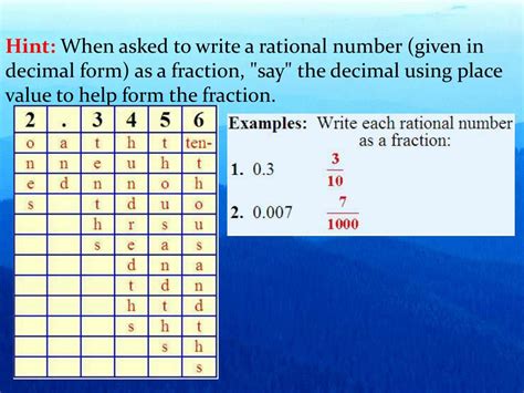 Ppt Non Negative Rational Numbers Powerpoint Presentation Free