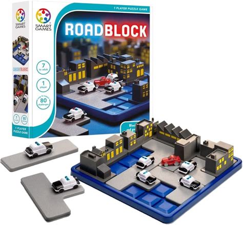 Smart Games Roadblock Puzzle Game Store Crossing Web