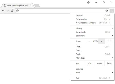 How To Change The Font Size In Major Browsers Site Help Mitsue Links