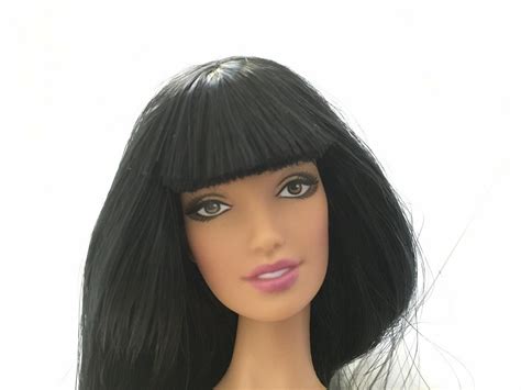 Nude Anna Sui Boho Barbie Raven Hair Brown Eyes Model Muse Doll And