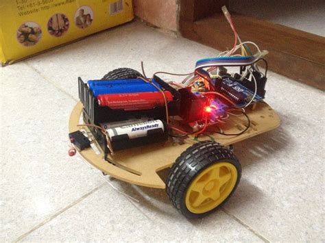 Robot tránh vật cản dùng L N và công tắc hành trình Arduino Hải Phòng