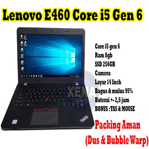 Jual Laptop Lenovo Thinkpad Core I5 Gen 6 Ram 8gb Ssd 256gb Mulus