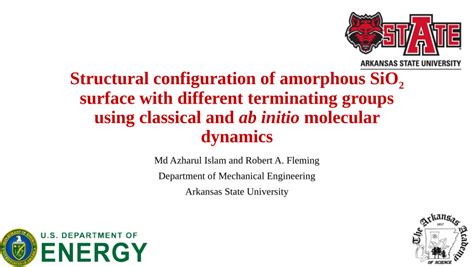 Pdf Structural Configuration Of Amorphous Sio2 Surface With Different
