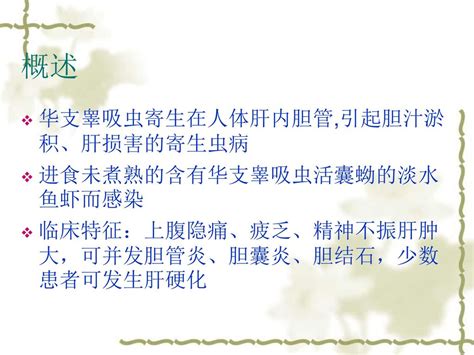 华支睾吸虫病（肝吸虫病）clonorchiasis Sinensis Ppt Download