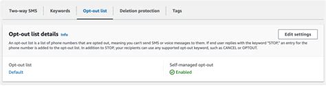 How To Implement Self Managed Opt Outs For SMS With AWS End User Messaging AWS Messaging Blog