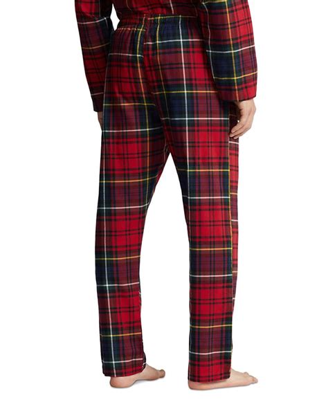 Polo Ralph Lauren Mens Cotton Plaid Flannel Pajama Pants Macys
