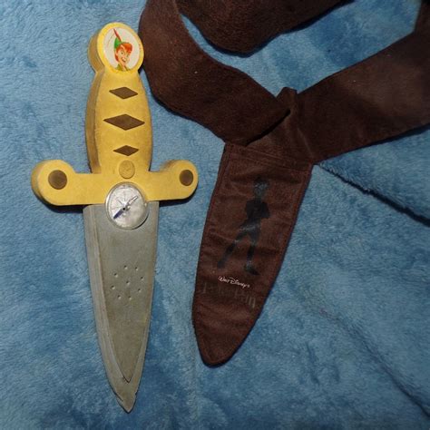 Vintage Disney Peter Pan Foam Dagger With Compass And Sheath Etsy