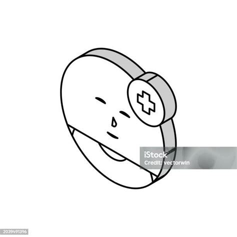 소아 신경과 신경과 전문의 아이소 메트릭 아이콘 벡터 일러스트 레이 션 건강관리와 의술에 대한 스톡 벡터 아트 및 기타 이미지
