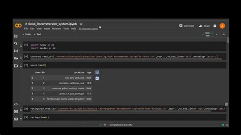My Project On Book Recommendation With Python Rashmi Kanharkar Posted