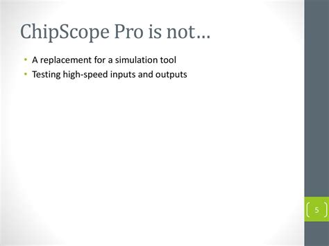 Xilinx Chipscope Pro Overview Ppt Download