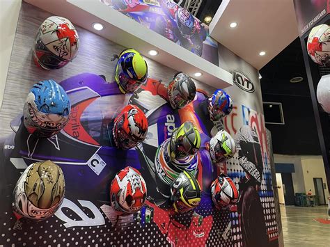 Kyt World Class Helmets At The Ir Performance And Lifestyle Expp At The