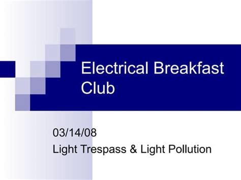 Light Pollution Ppt