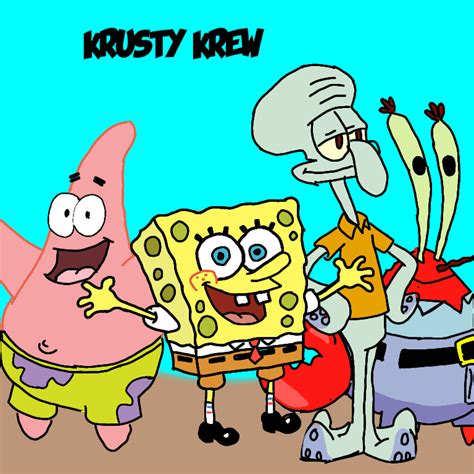The Krusty Crew Spongebob R A T5 4nv53q