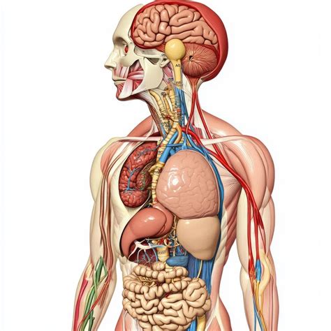 Human Hormonal Feedback Loop Diagram Endocrine System Explained Premium Ai Generated Image