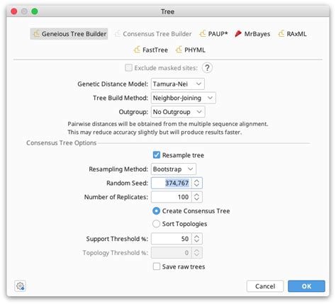 Building Phylogenetic Trees Geneious Prime User Manual