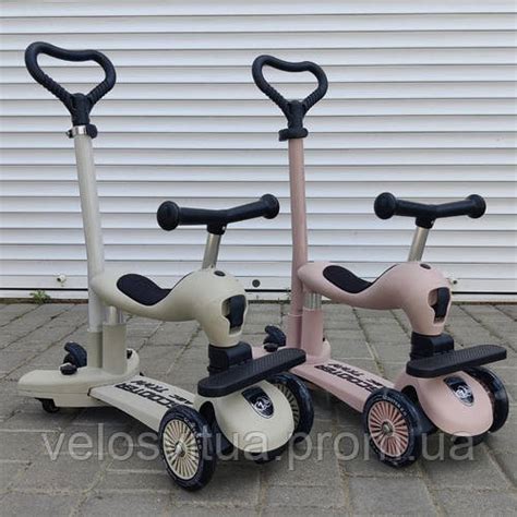 Фирменный самокат-беговел Scooter Zinbang ABC TKWW 3in1 , детский ...