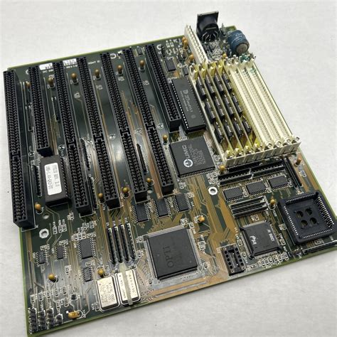 Used Vintage Intel 386 Sx 25mhz At Motherboard Isa With 1mb Ram Opti