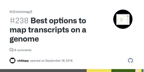 Best Options To Map Transcripts On A Genome · Issue 238 · Lh3 Minimap2